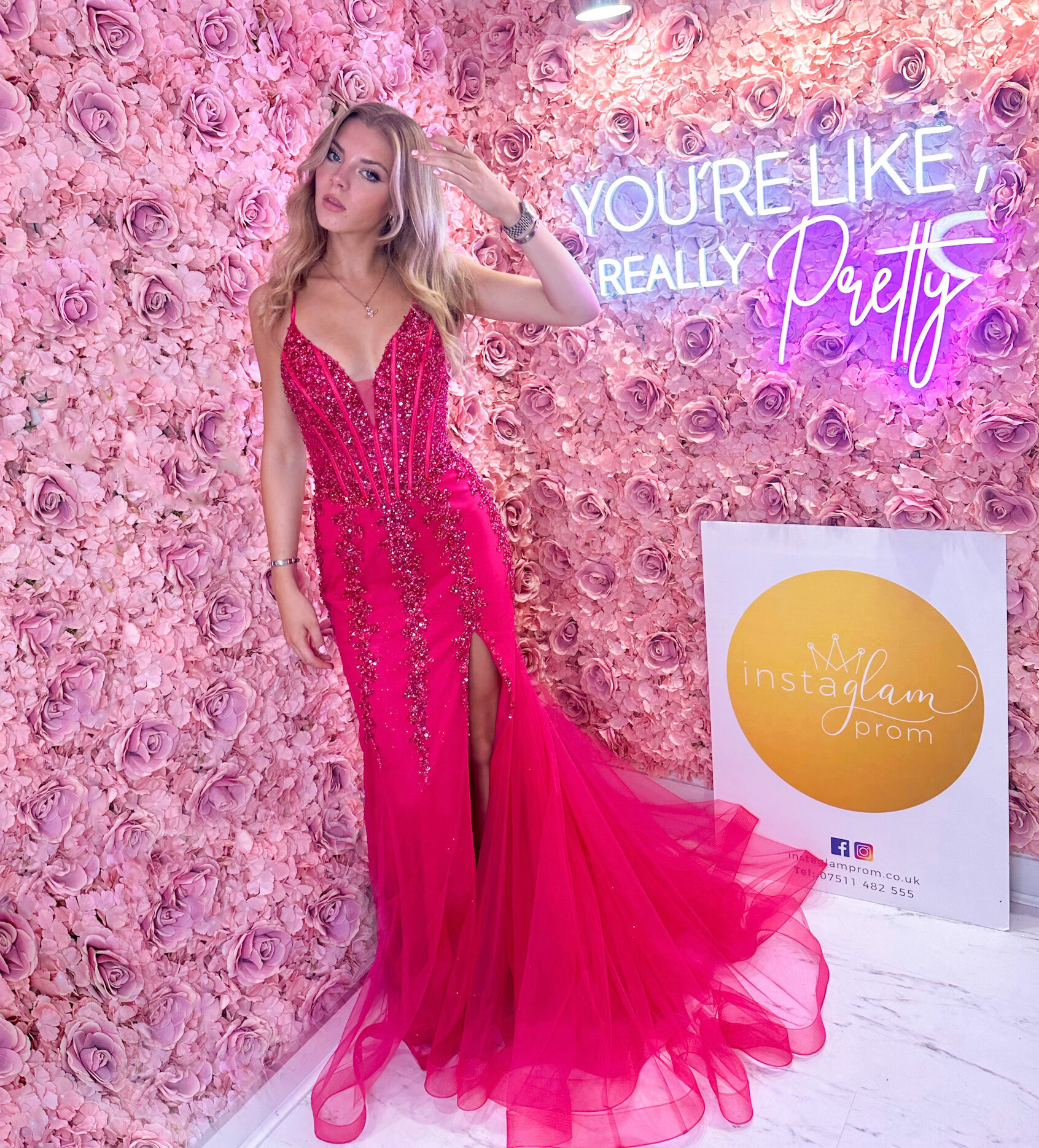 Hot Pink Styles - InstaGlam Prom
