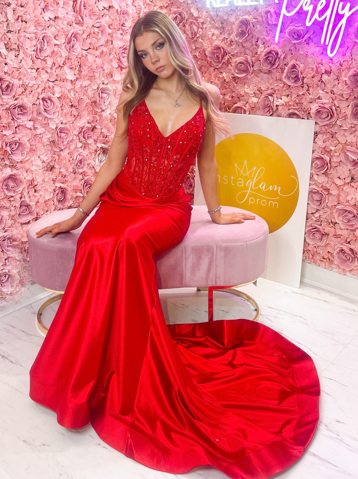Estelle Red Instaglam Prom Estelle Red Instaglam Prom
