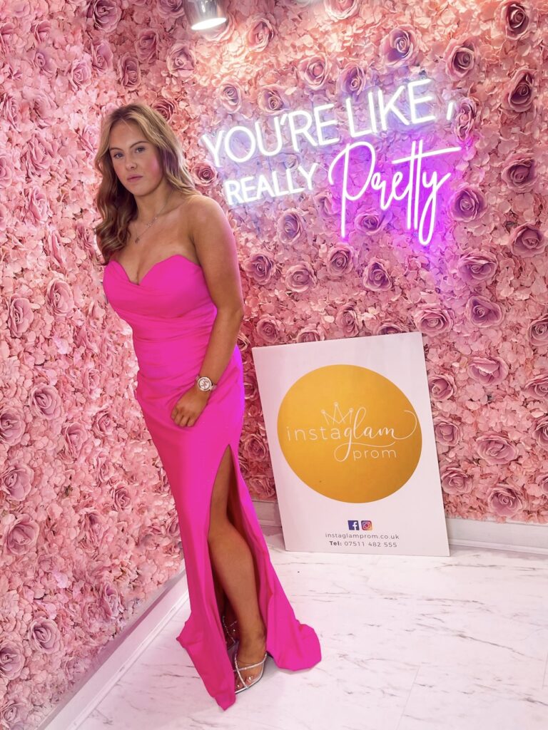 Lydia (Hot Pink) - InstaGlam Prom