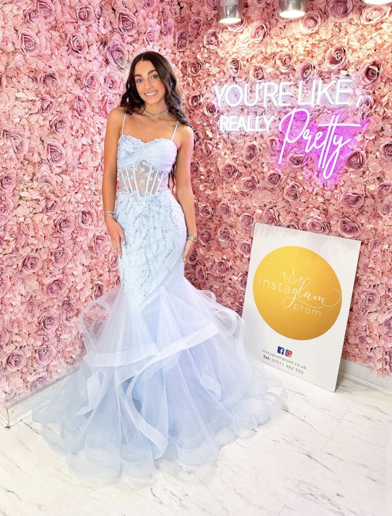 Emilia (Ice Blue) - InstaGlam Prom