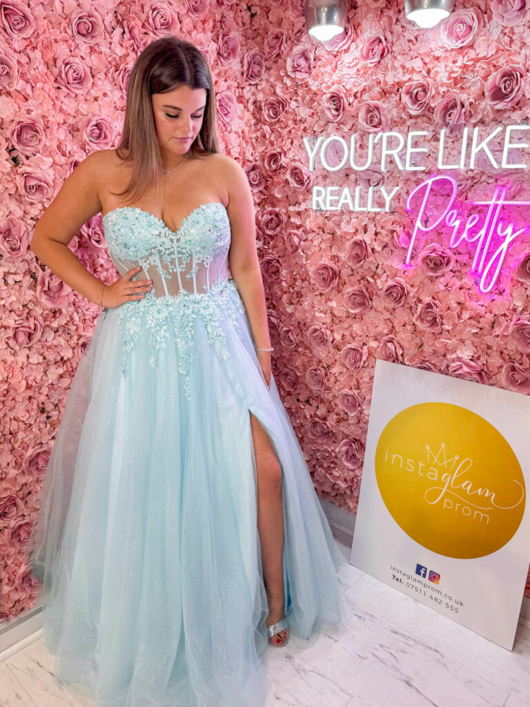 Isabel (Mint/Ice Blue) - InstaGlam Prom